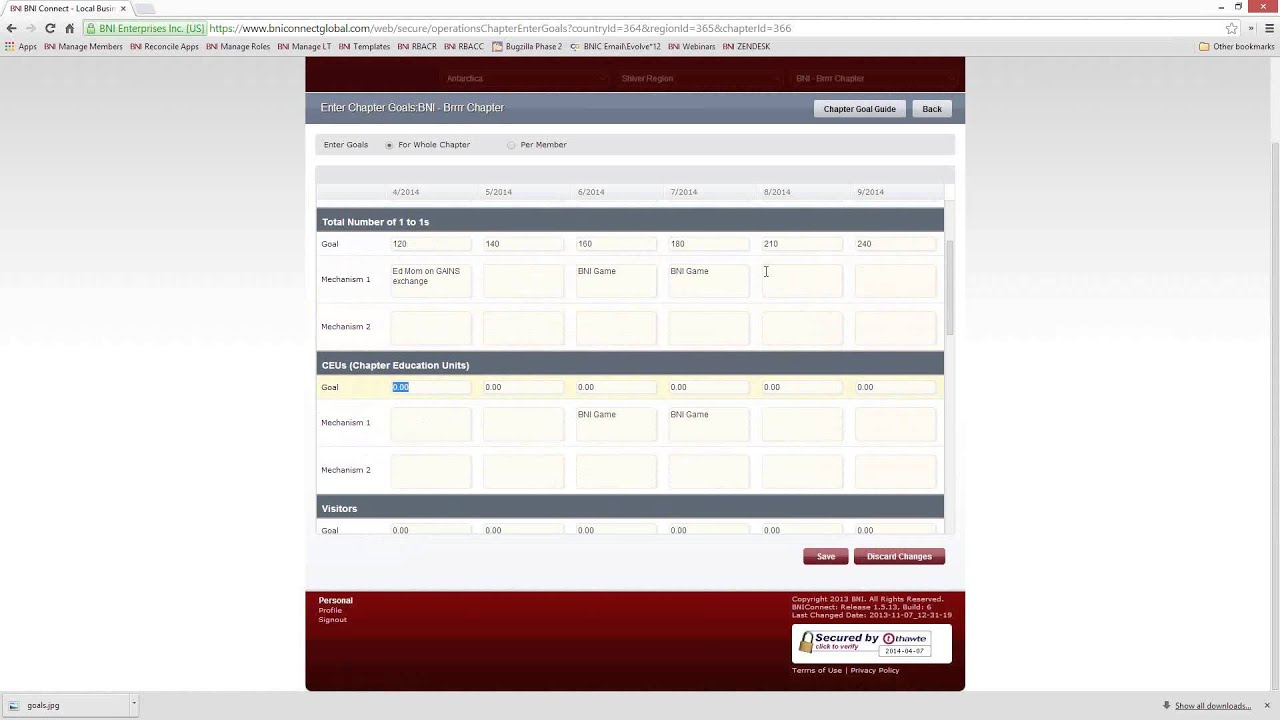 BNI Connect: Chapter Goals for Leadership Teams - April 7, 2014 - YouTube