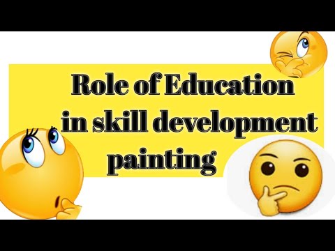 Role of education in skill development painting|Role of education in ...