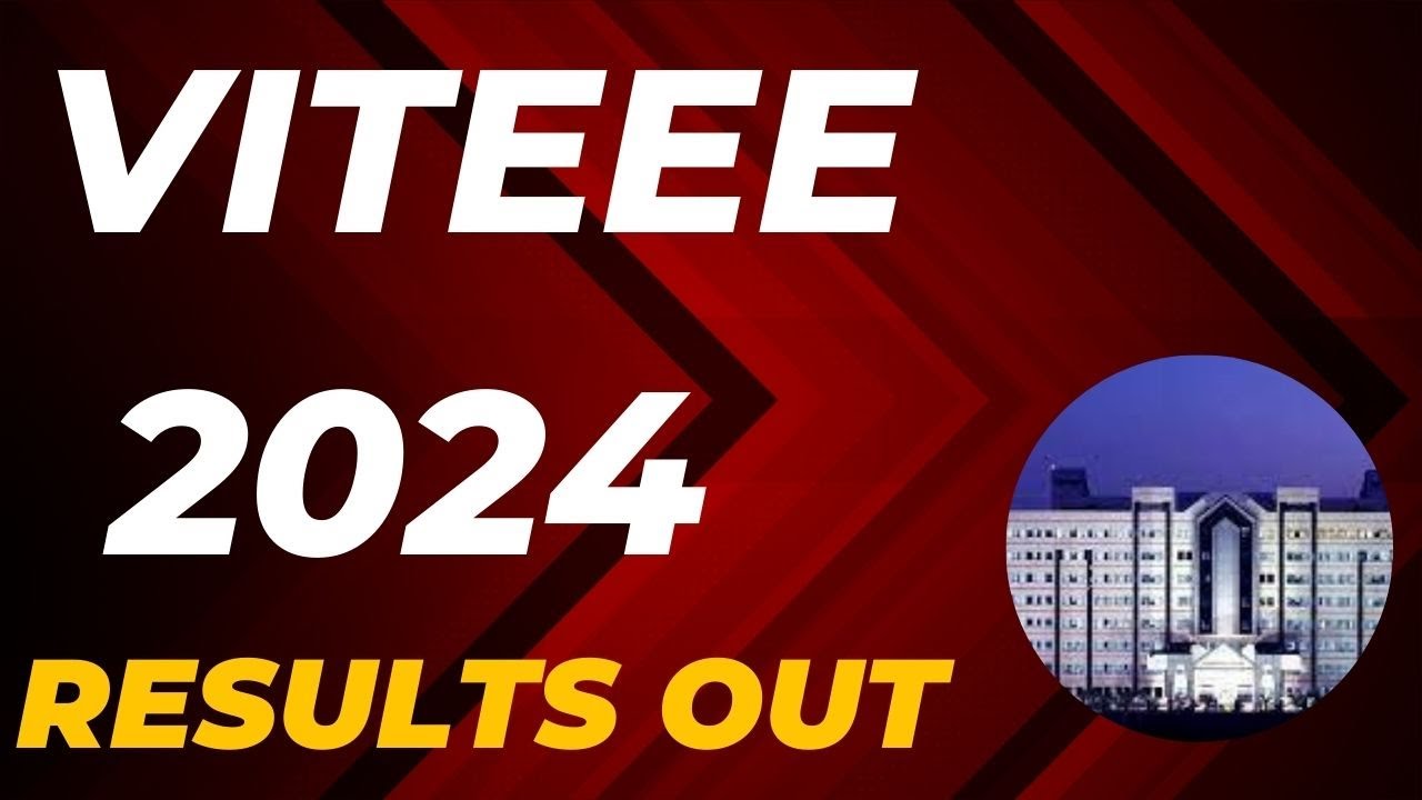 VITEEE 2024 Result out|Only Ranking|No Score or Percentile|Vellore Institute of Technology - YouTube