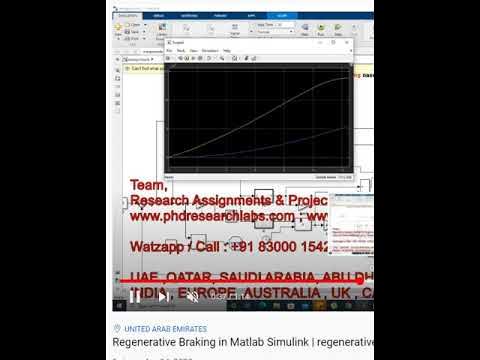 Regenerative Braking in Matlab Simulink - regenerative braking SIMULINK ...