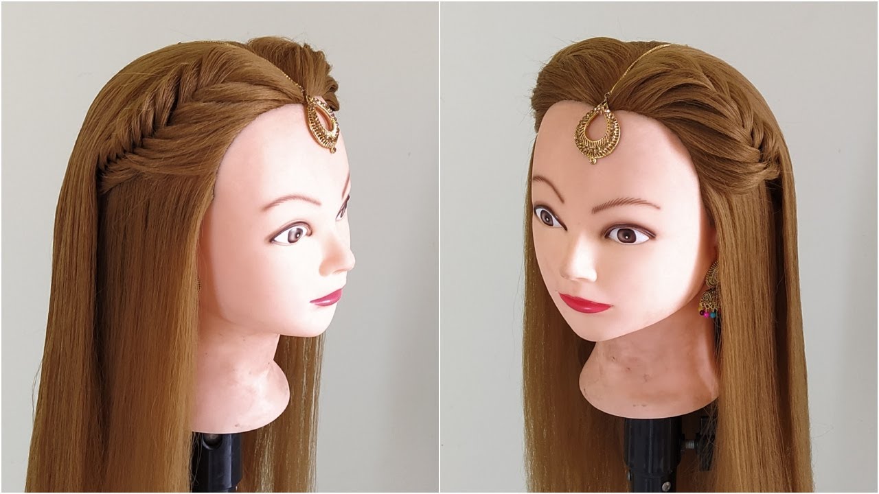 Cutest Ever Front Braided Hairstyle for Girls | Step By Step Tutorial ...