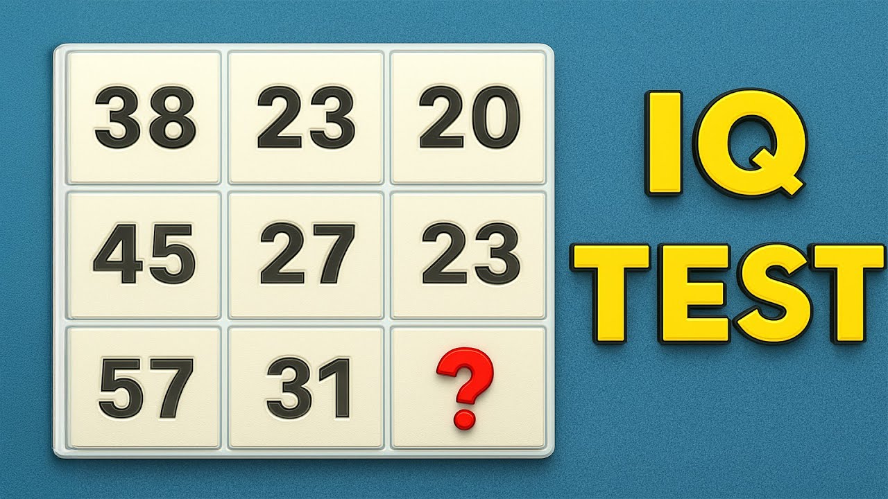 Number Puzzle IQ Test: Find The Missing Number - YouTube