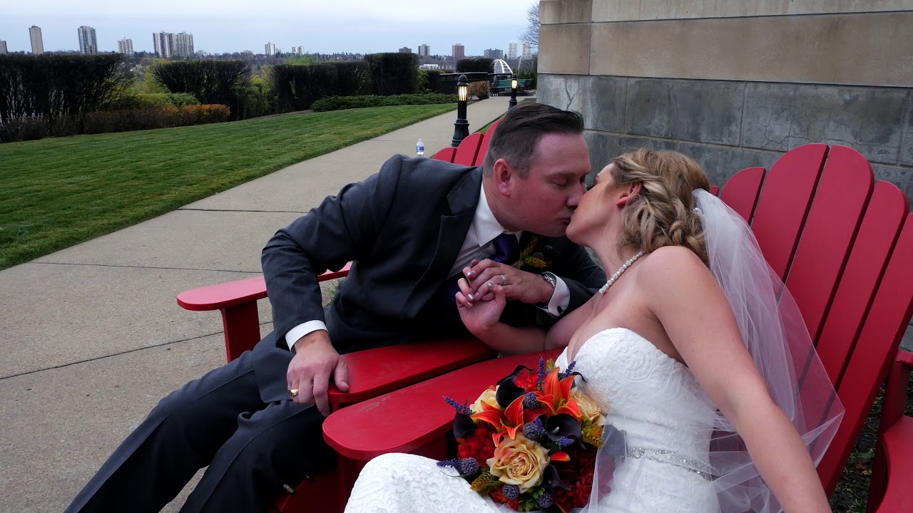 Alana & Ray Wedding Highlights Film in Edmonton, Alberta - YouTube