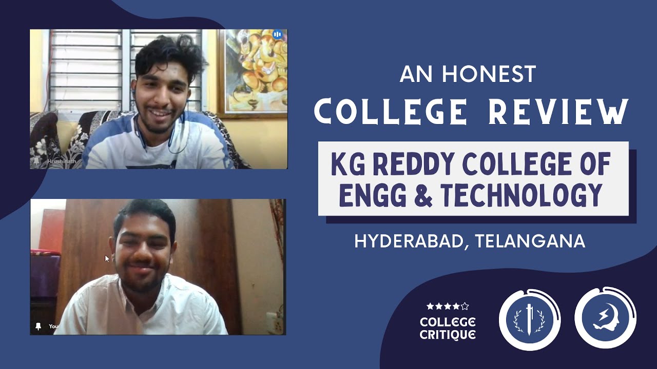 K G Reddy college of Engineering and Technology Honest review | EAMCET ...