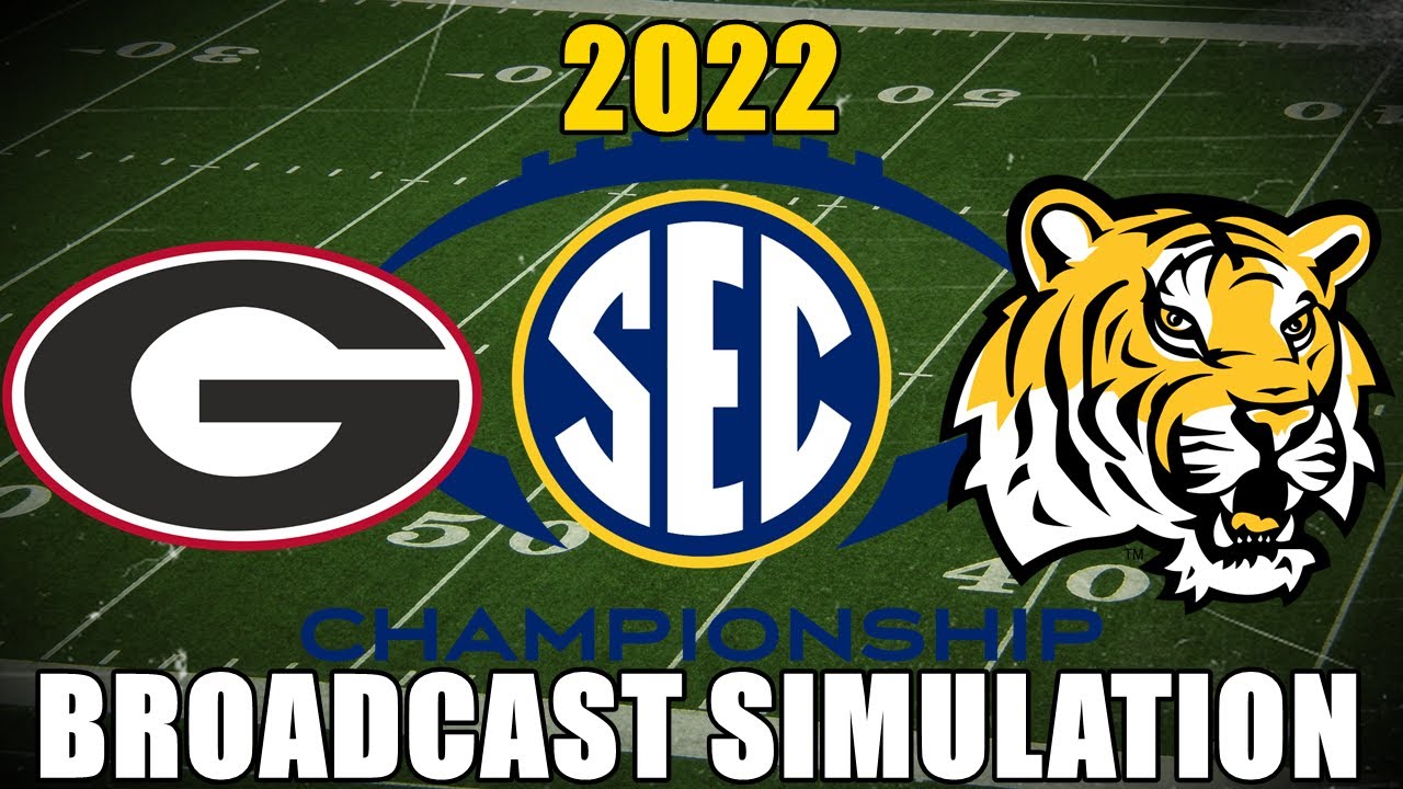 2022 SEC Championship Simulation - LSU 🆚 Georgia - Maximum Football ...