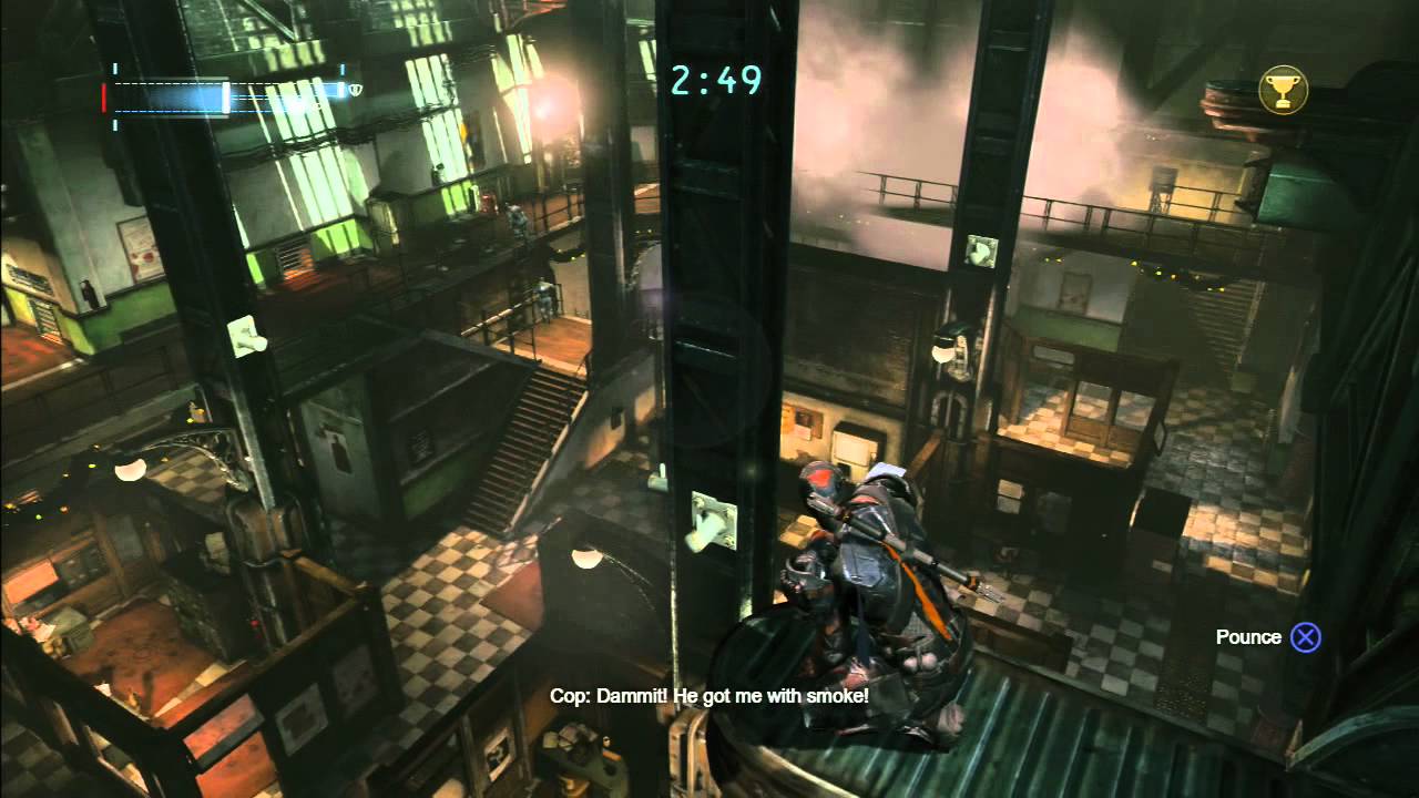 Batman Arkham Origins predator challenge map- Breaking In Extreme ...
