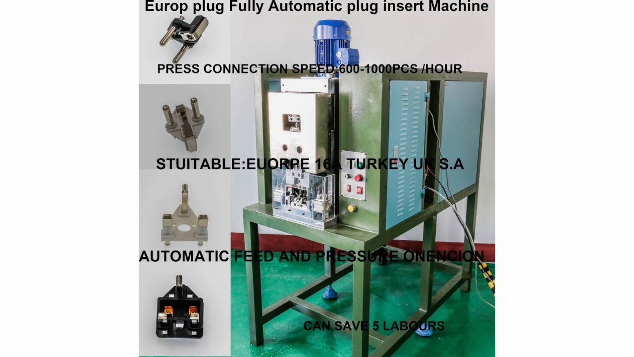 YH003-A-2 PLUG INSERT SEMI AUTOMATIC CRIMPING MACHINES - YouTube