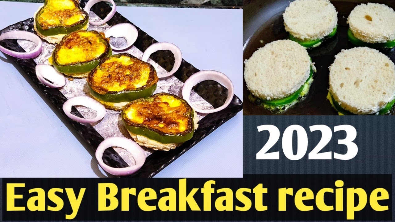 Capsicum Egg recipe|Bread capsicum egg recipe|Easy Breakfast recipe ...