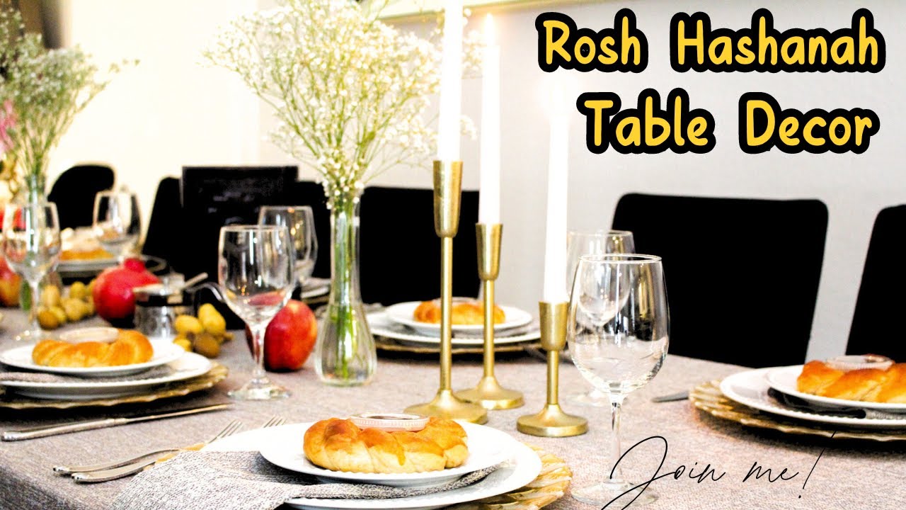 Rosh Hashana Table Decor | Join me! - YouTube
