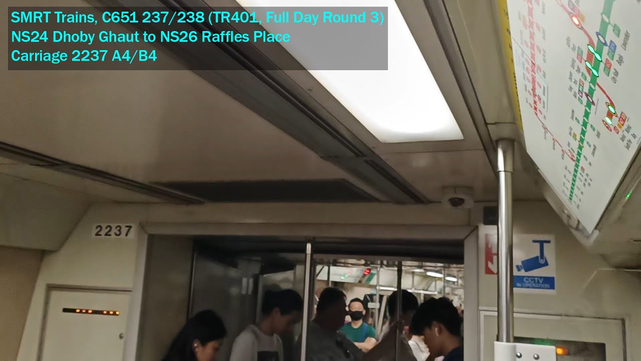 [HISTORICAL FLEET - Full Day] SMRT Trains - Joyride onboard C651 237/238 from NS24 DBG → NS26 ...