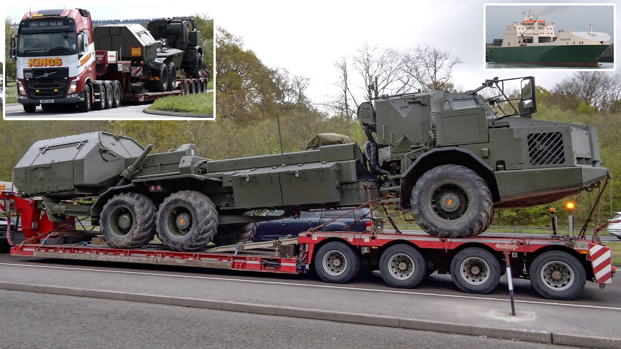 New Archer Howitzer for the British Army being transported 🪖 - YouTube