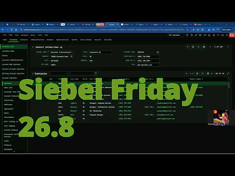 Siebel Friday 26.8 - Summertime