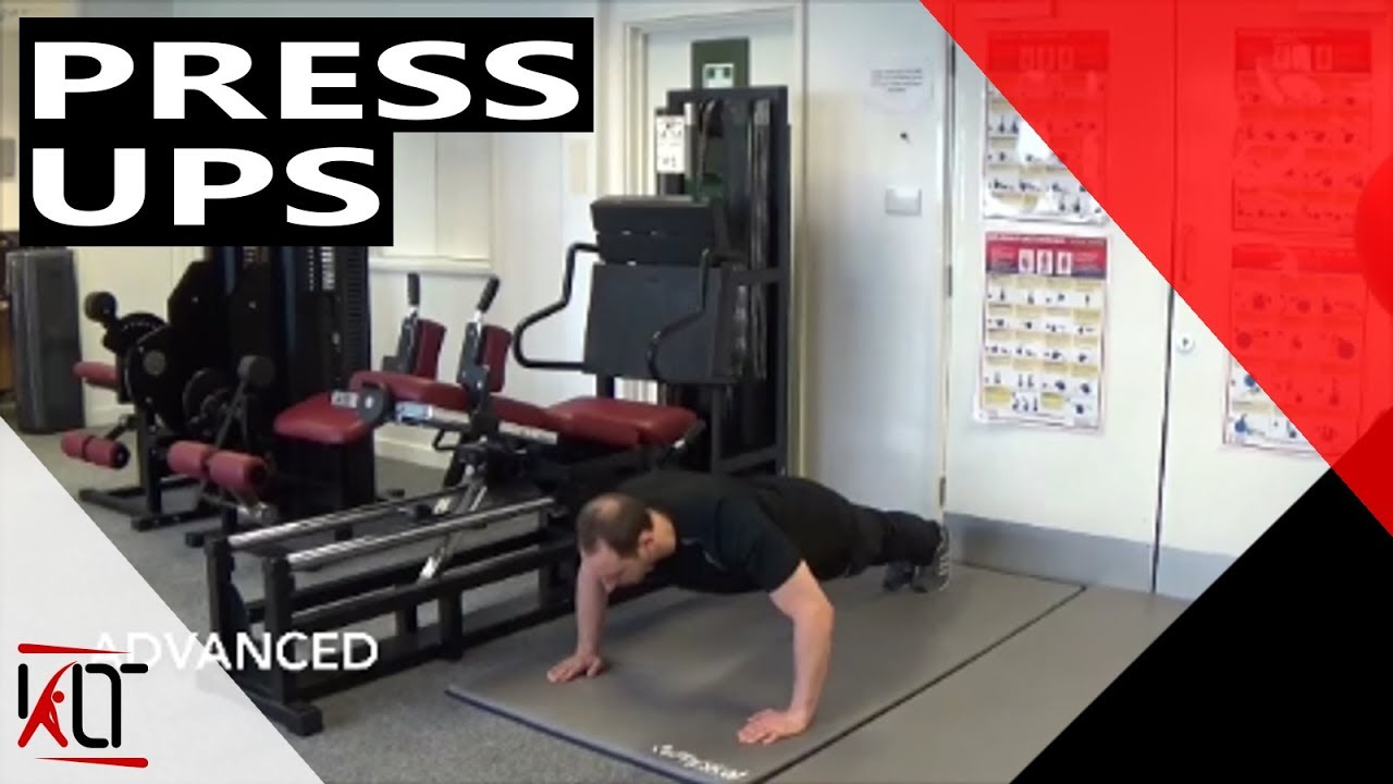 How to; press ups, box press ups & 3/4 press ups - YouTube