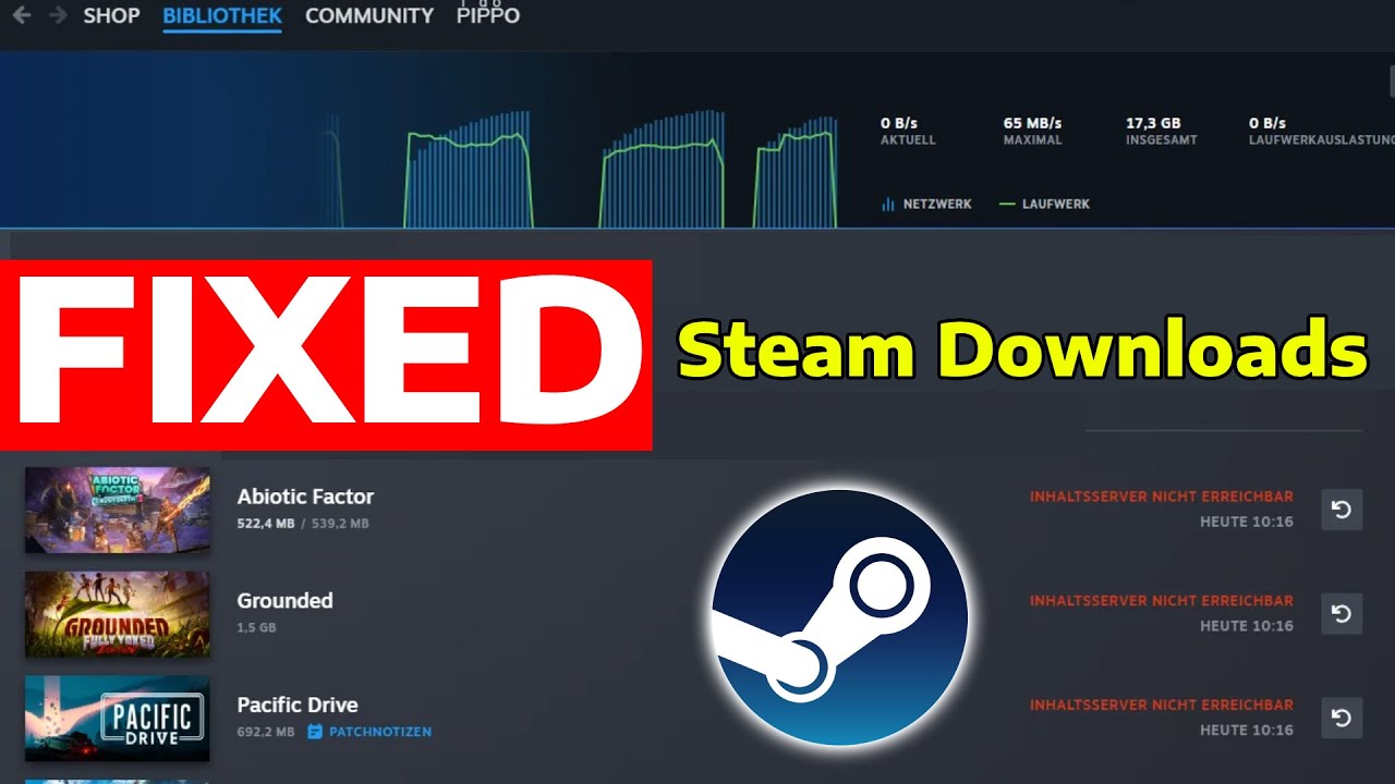 How To Fix Steam Downloads Stopping and Starting in Windows 11 - YouTube