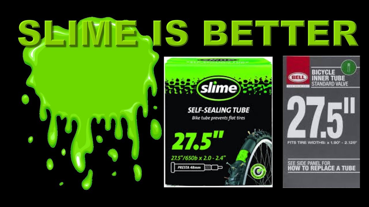 GREEN SLIME Bike TUBES - YouTube