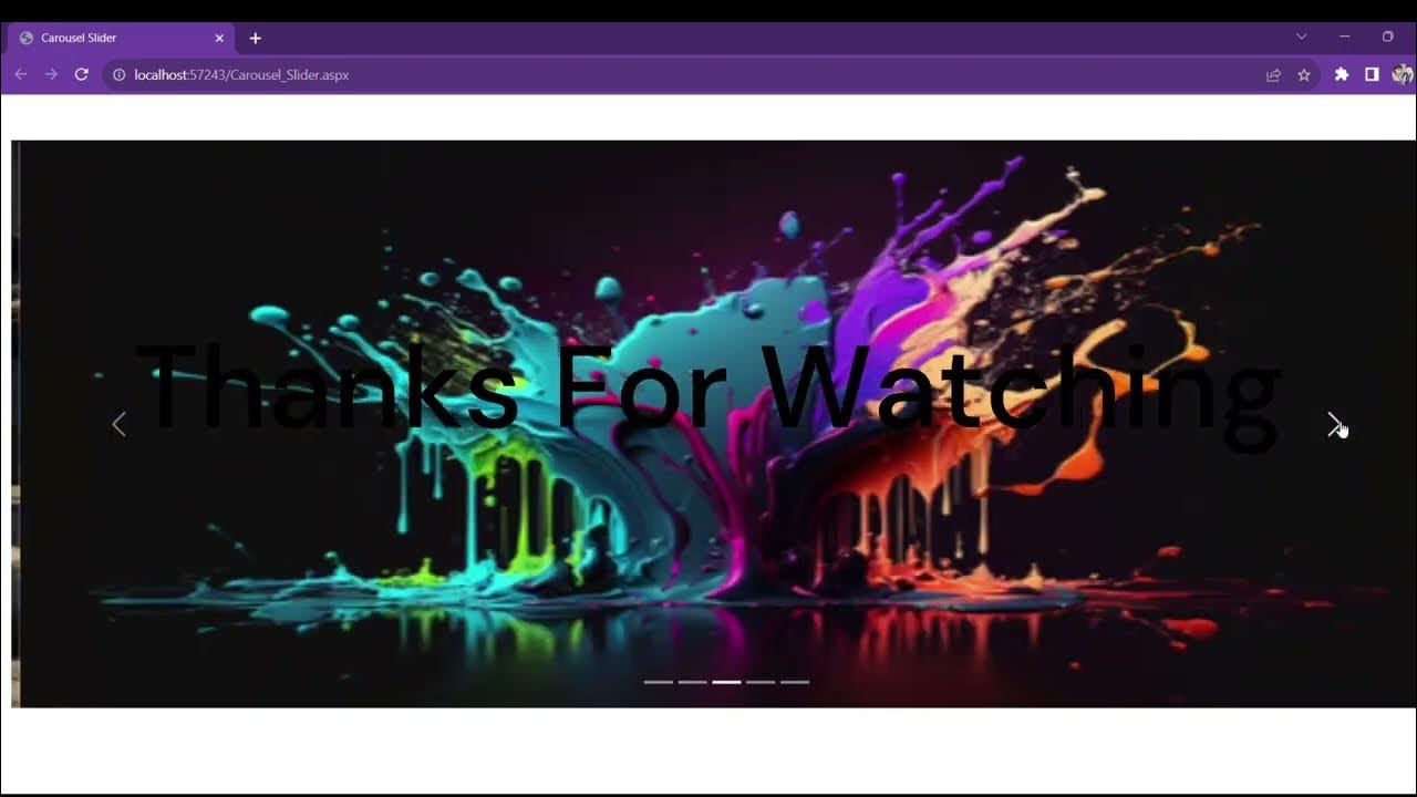 slider image bind dynamically in asp.net c#[ bootstrap5] with out Database binding #programmer# ...