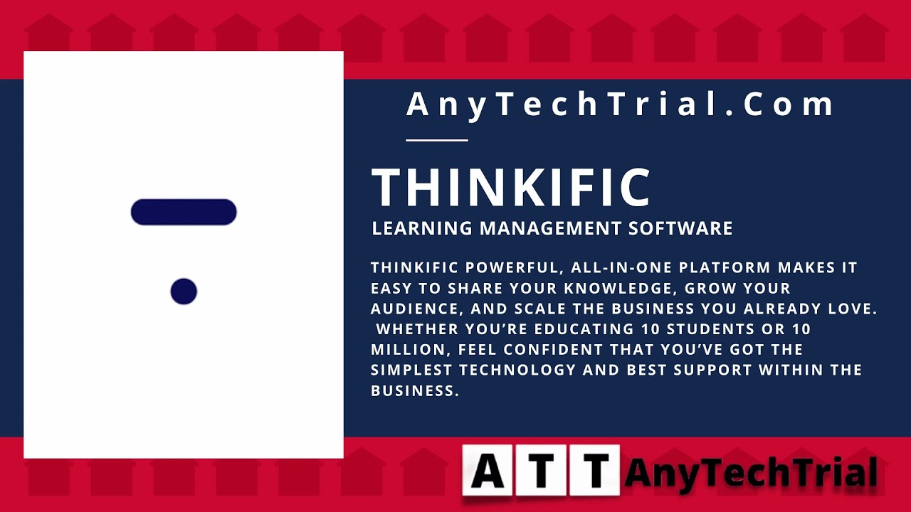 Thinkific Learning Management Software | AnyTechTrial.Com - YouTube