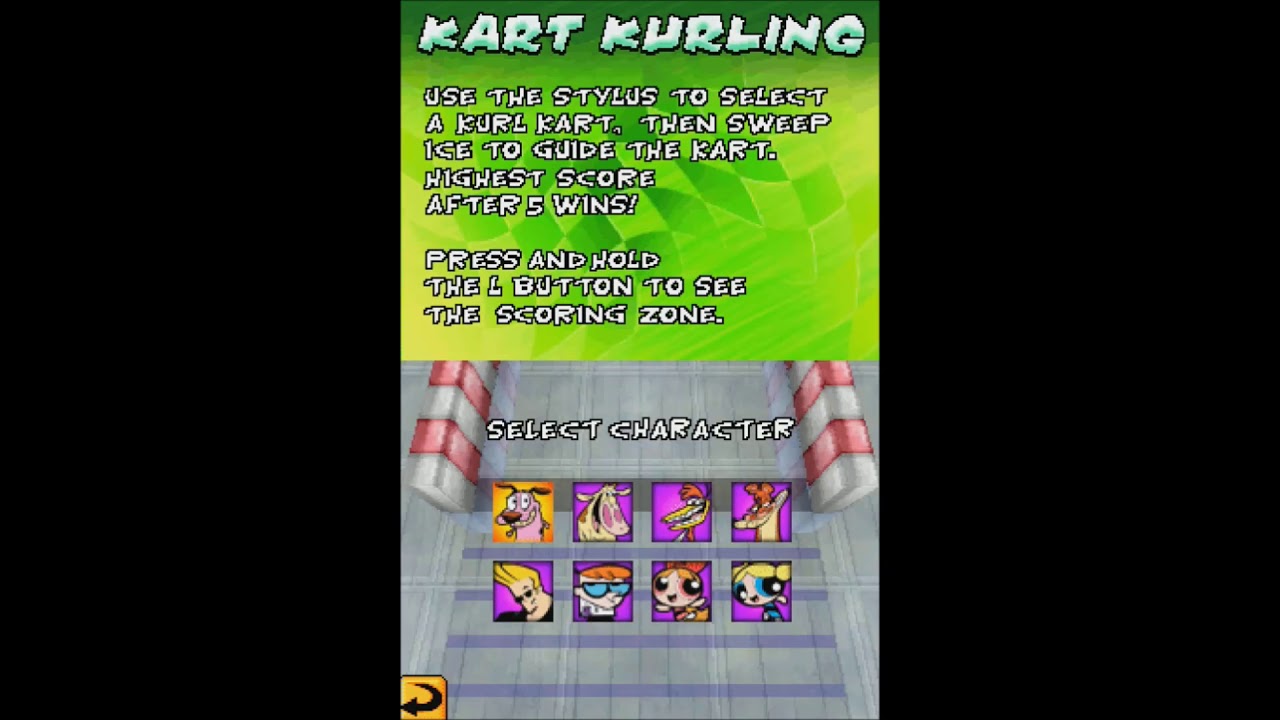Cartoon Network Racing Game extra part 1 Minigames kart kurling and ...