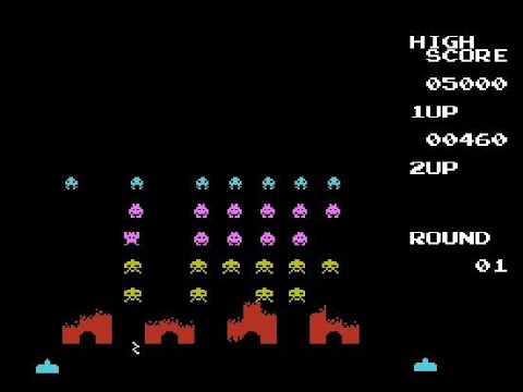 Retro Gameplay - Space Invaders - NES - Nintendo Entertainment System ...