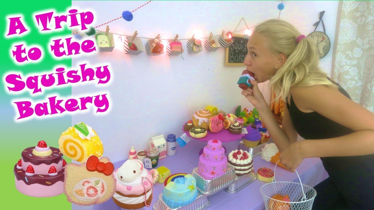 A Trip To The Squishy Bakery | Funny Skit | Amazing Squishies! - YouTube