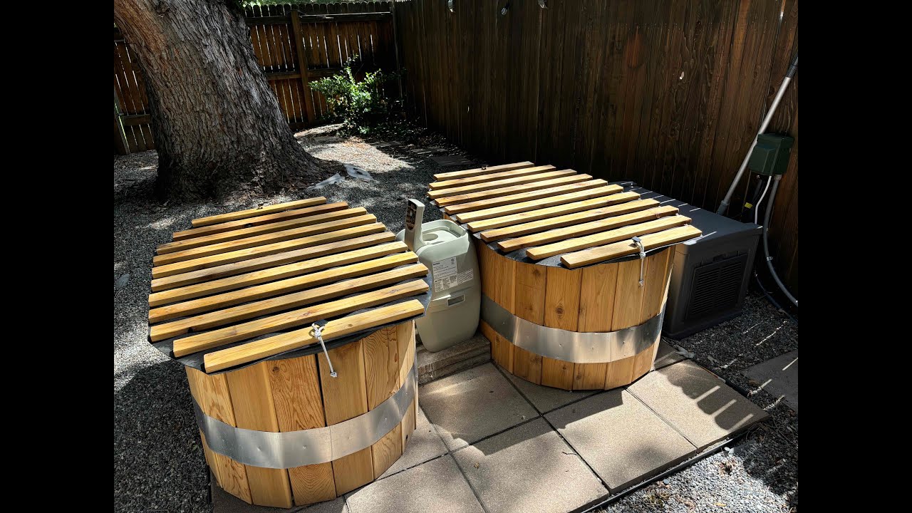 DIY Cheap Cold Plunge and Hot Tub - YouTube