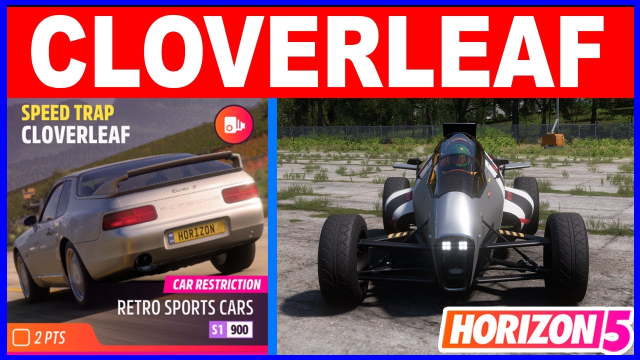 Forza Horizon 5 CLOVERLEAF Speed Trap - Car Restriction Trap Retro ...