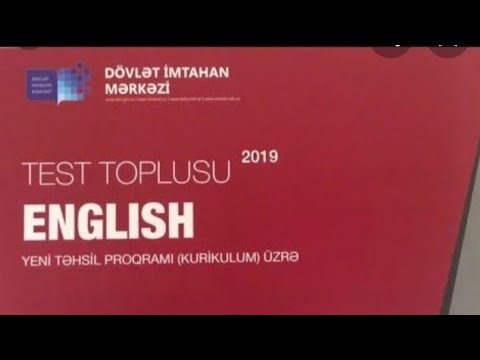 #testtoplusuCERUNDS,PARTİCİPLES(l,ll)(1-den 157) 2019 -cu il İNGİLİS DİLİ TEST TOPLUSU ll-ci hissə