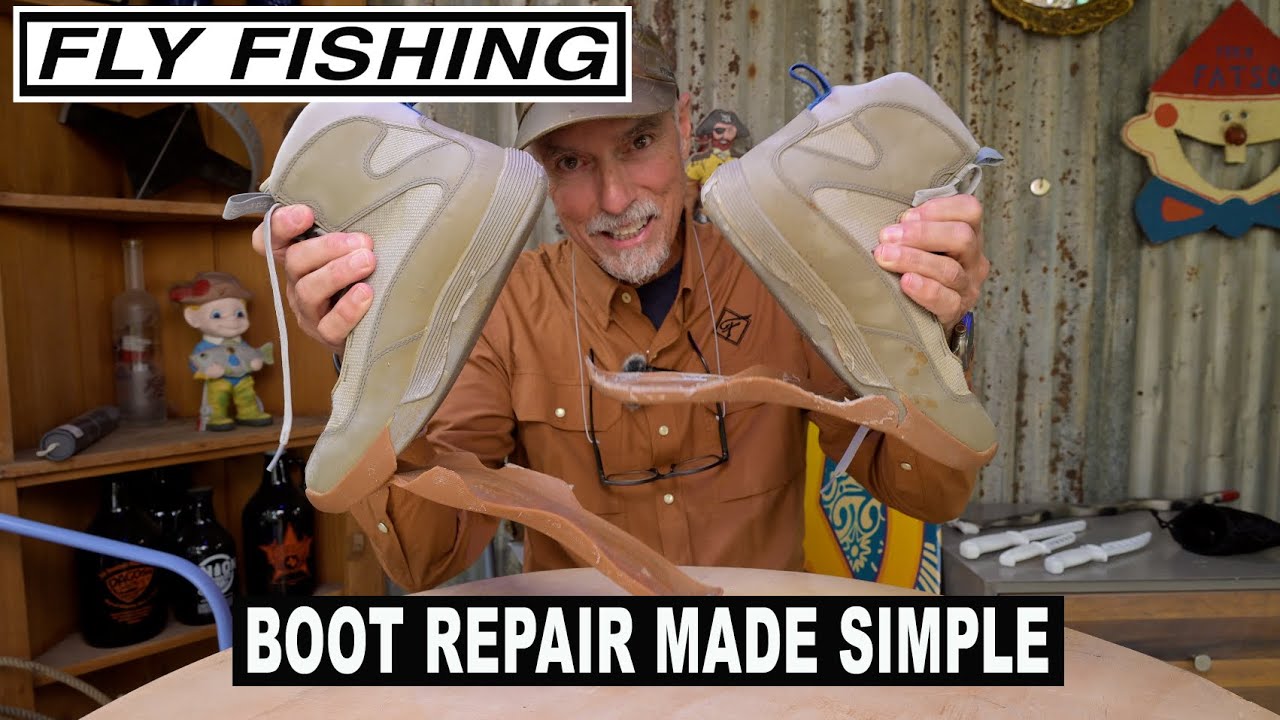Easy One Step Repair - Simms Wading Boots With Sole Separations - Save ...