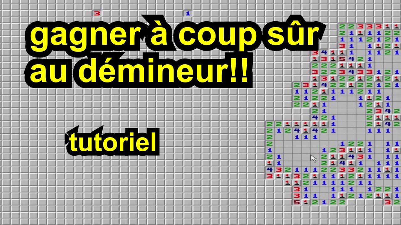 Tutoriel apprendre à jouer au démineur - YouTube