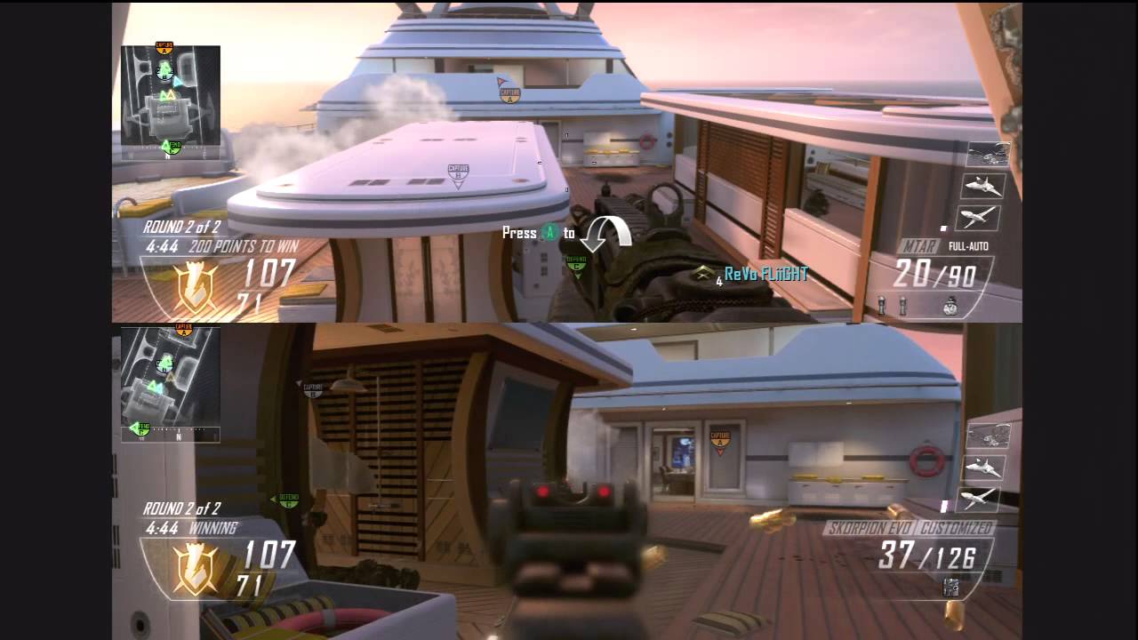 Black ops 2 | Split Screen Gameplay - YouTube