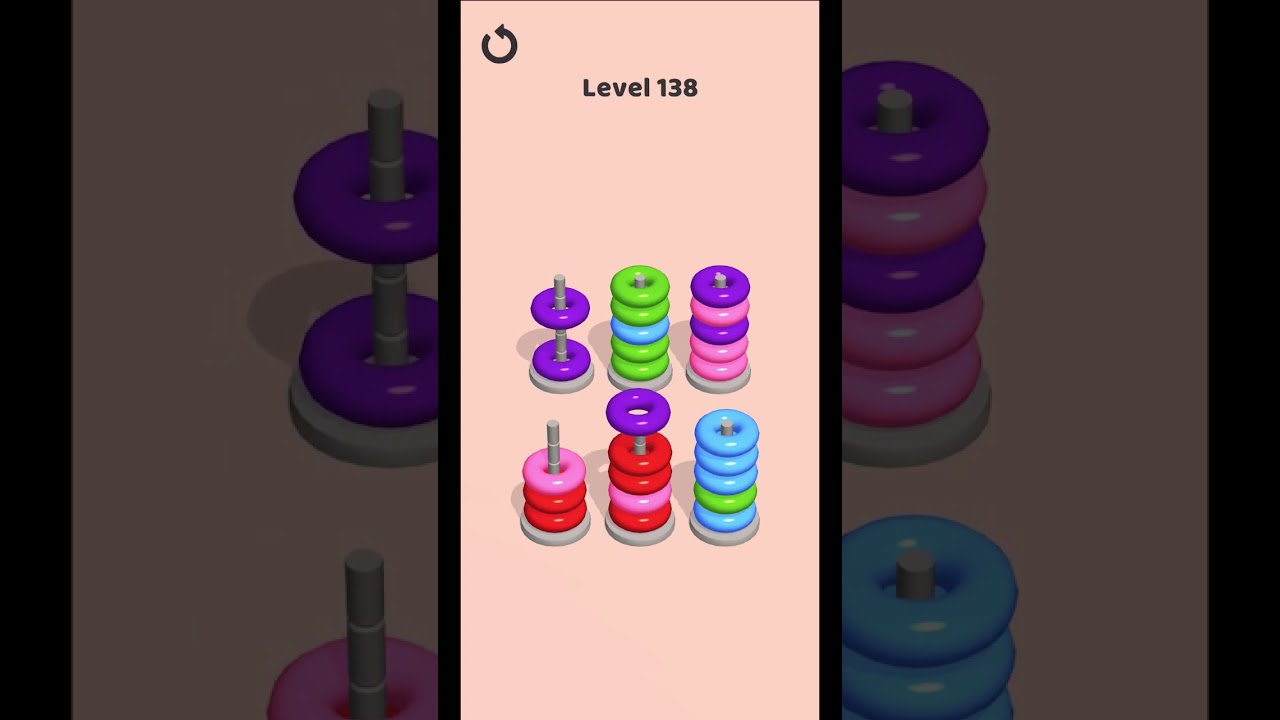 Hoop Stack 138 - 150 gameplay - YouTube