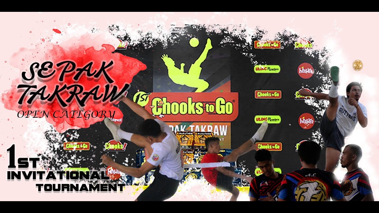 1st Invitational Sepak Takraw Tournament (Open Category) - YouTube
