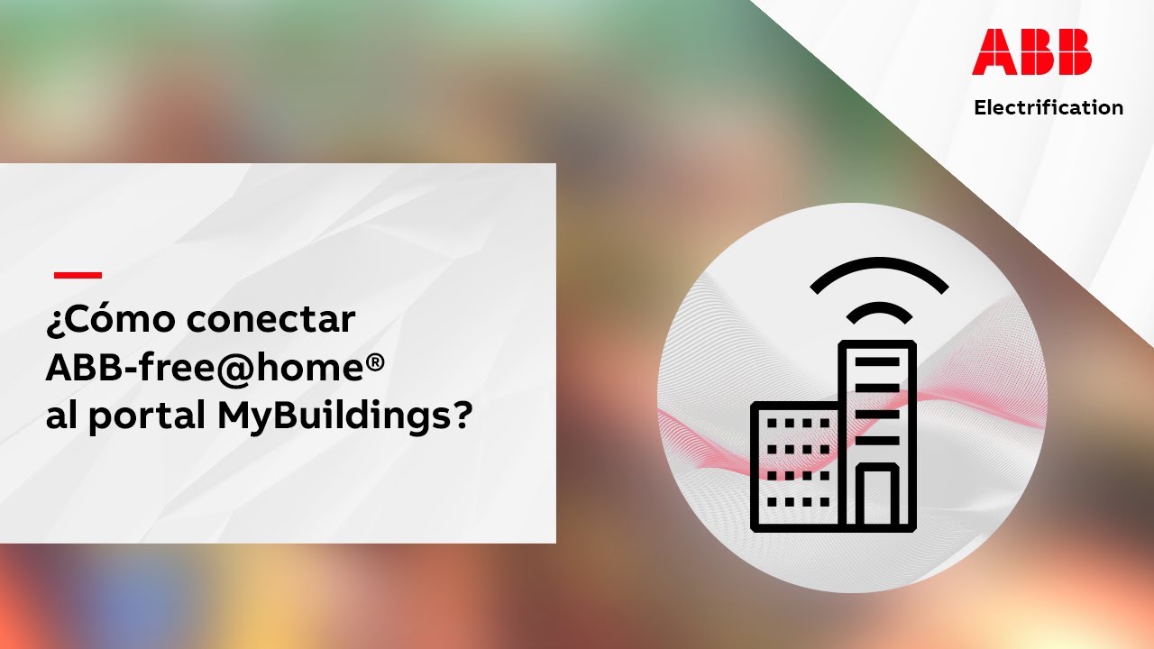 ¿Cómo conectar ABB-free@home® al portal MyBuildings? - YouTube