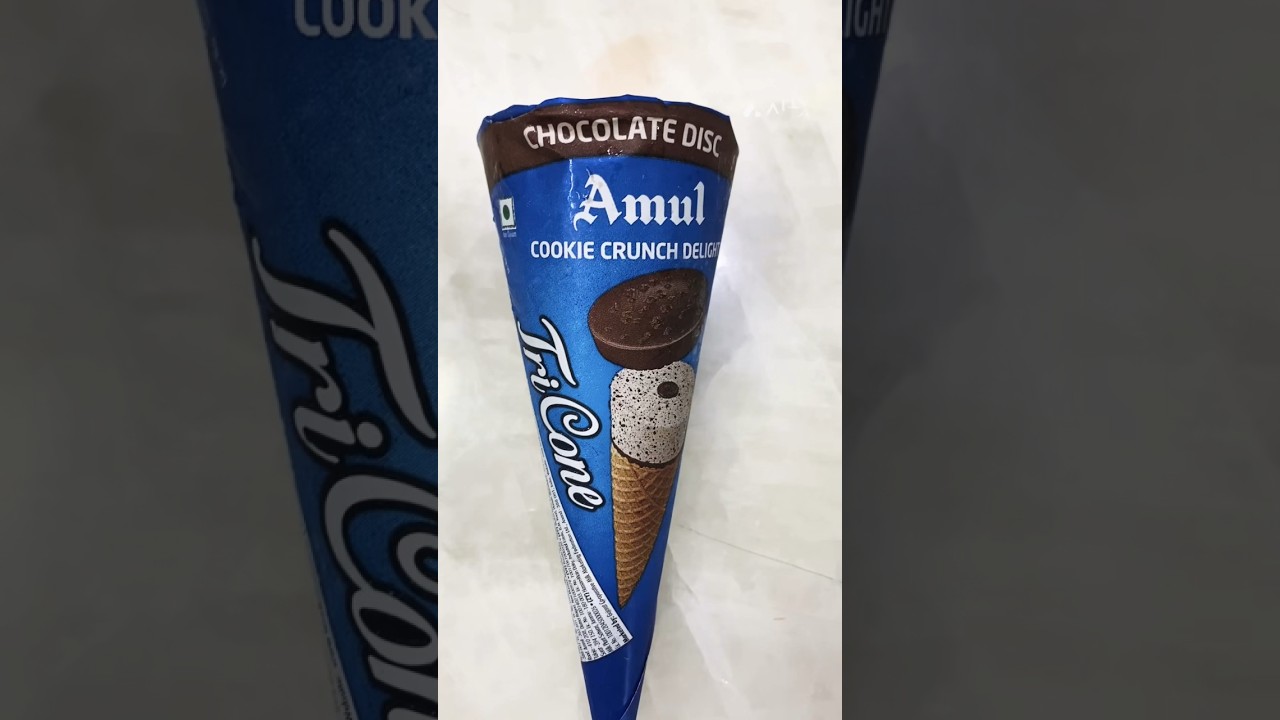 Amul Tri Cone/#amul #icecream #tricone #cookie runchamulicecream # ...