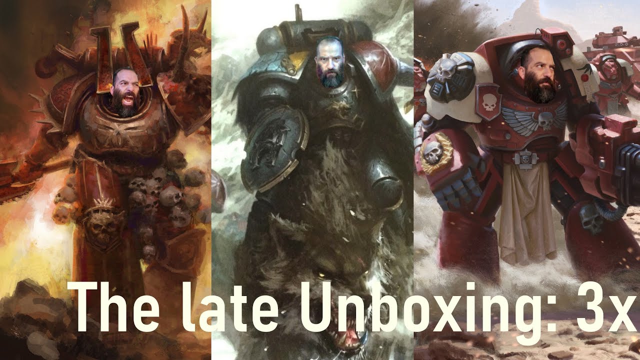 The Late Unboxing: Warhammer 40k Space Marine Terminator, Khorne ...
