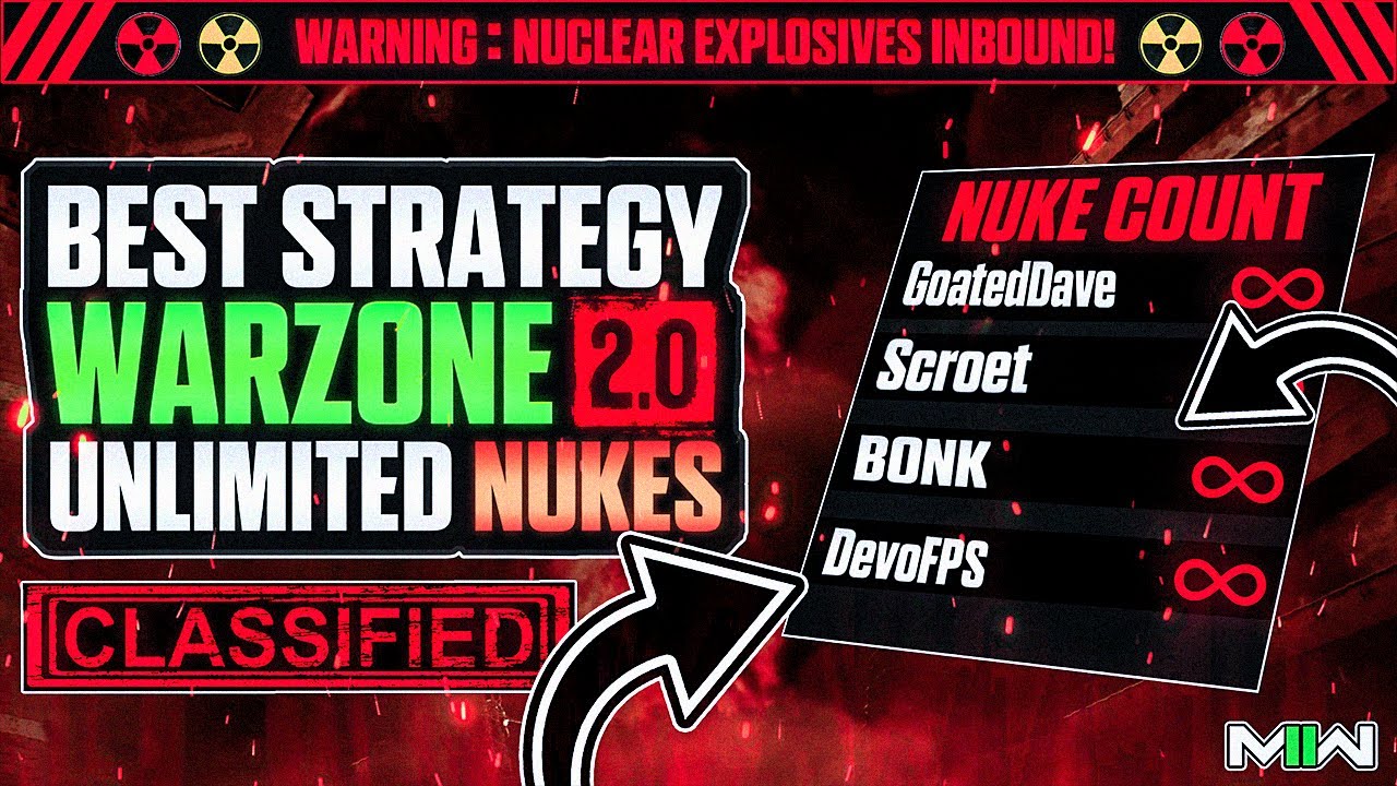BEST STRATEGY to WIN in WARZONE and drop a NUKE - YouTube