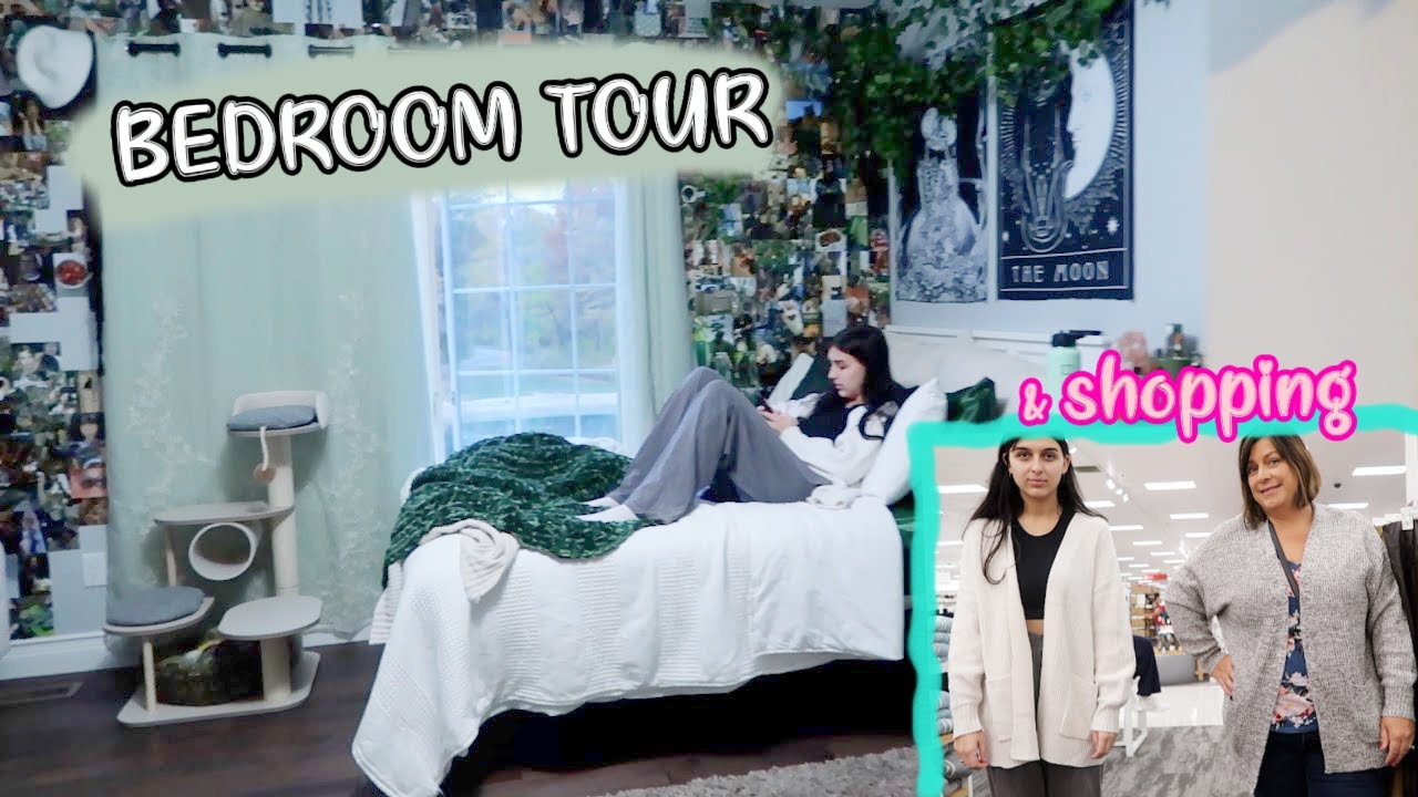 NEW UPDATED BEDROOM TOUR & TARGET SHOPPING! - YouTube