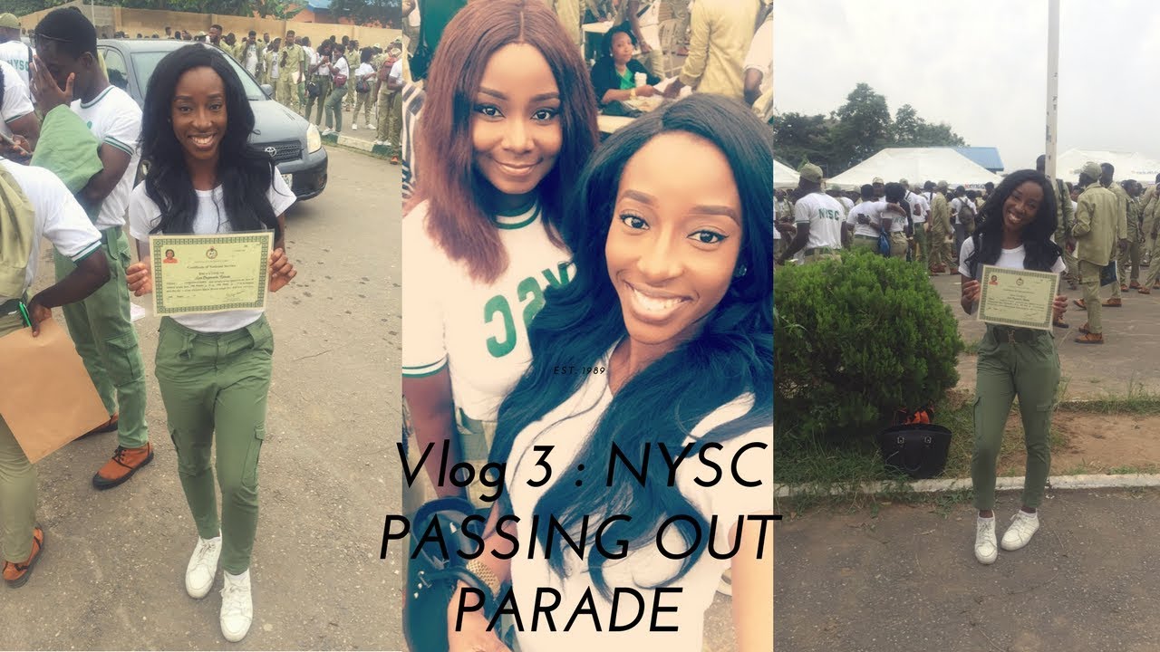 VLOG 3 NYSC PASSING OUT PARADE, Lagos state - YouTube