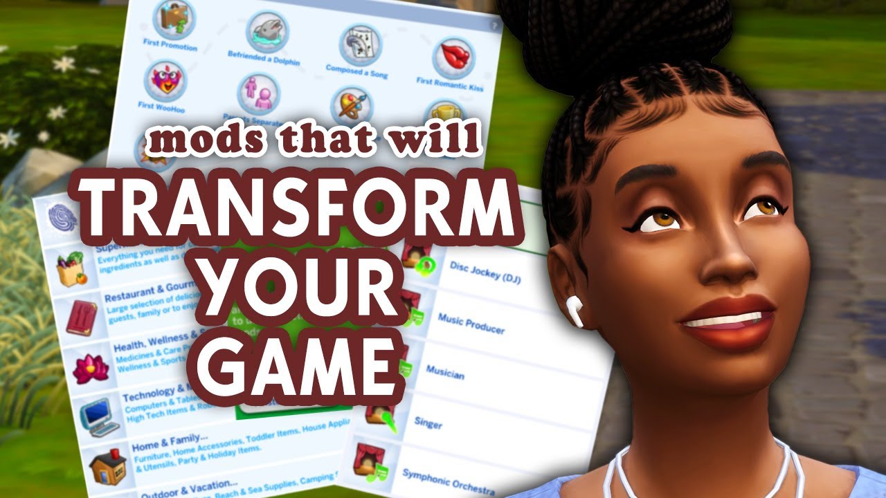 30+ sims 4 mods that will TRANSFORM YOUR GAME!! - YouTube