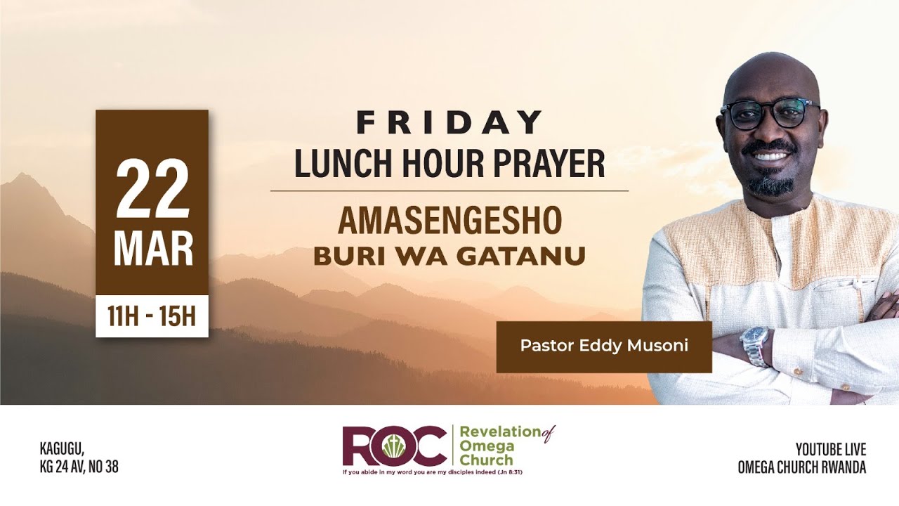 LUNCH HOUR PRAYER - Pastor Eddy MUSONI - YouTube
