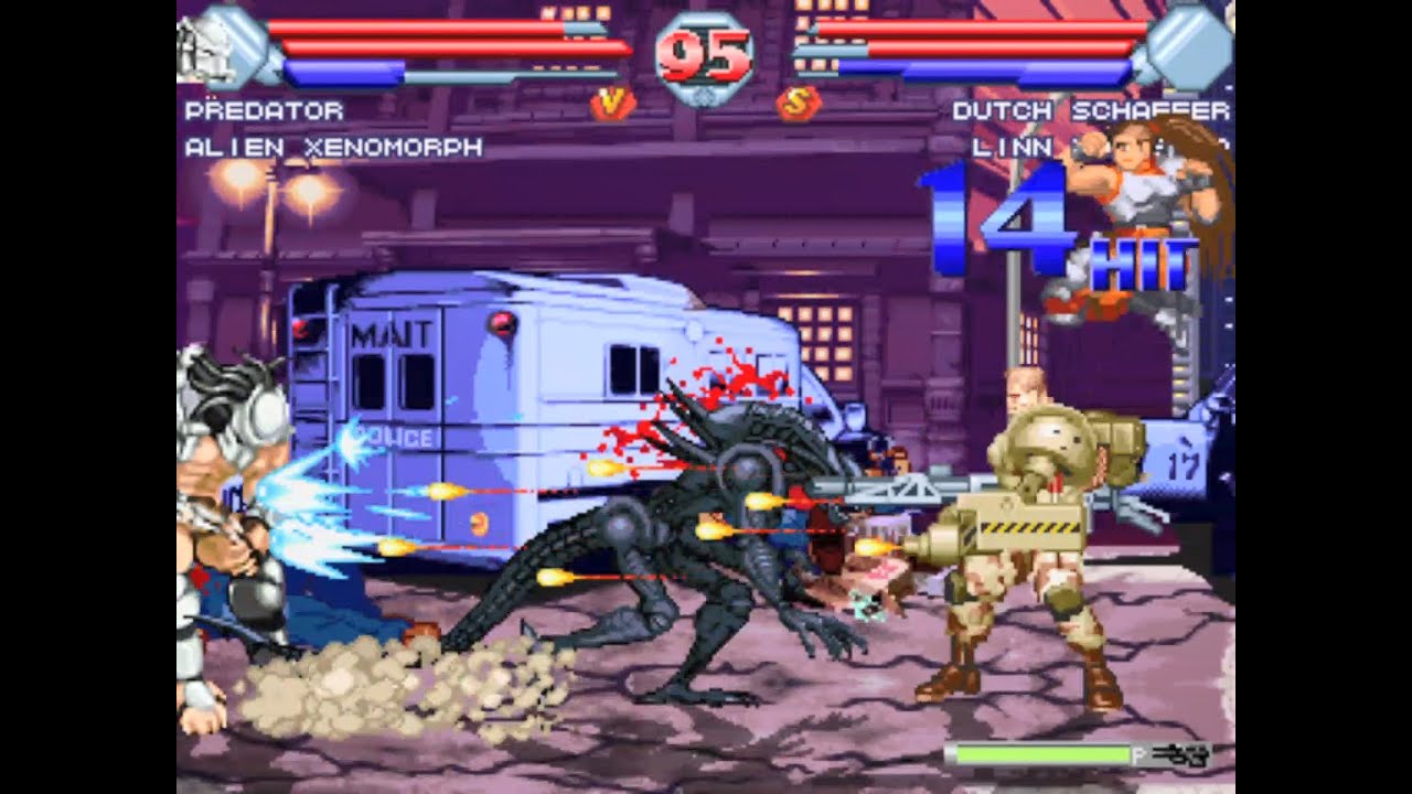 Predator & Alien Xenomorph vs Dutch Schaefer & Linn Kurosawa - YouTube