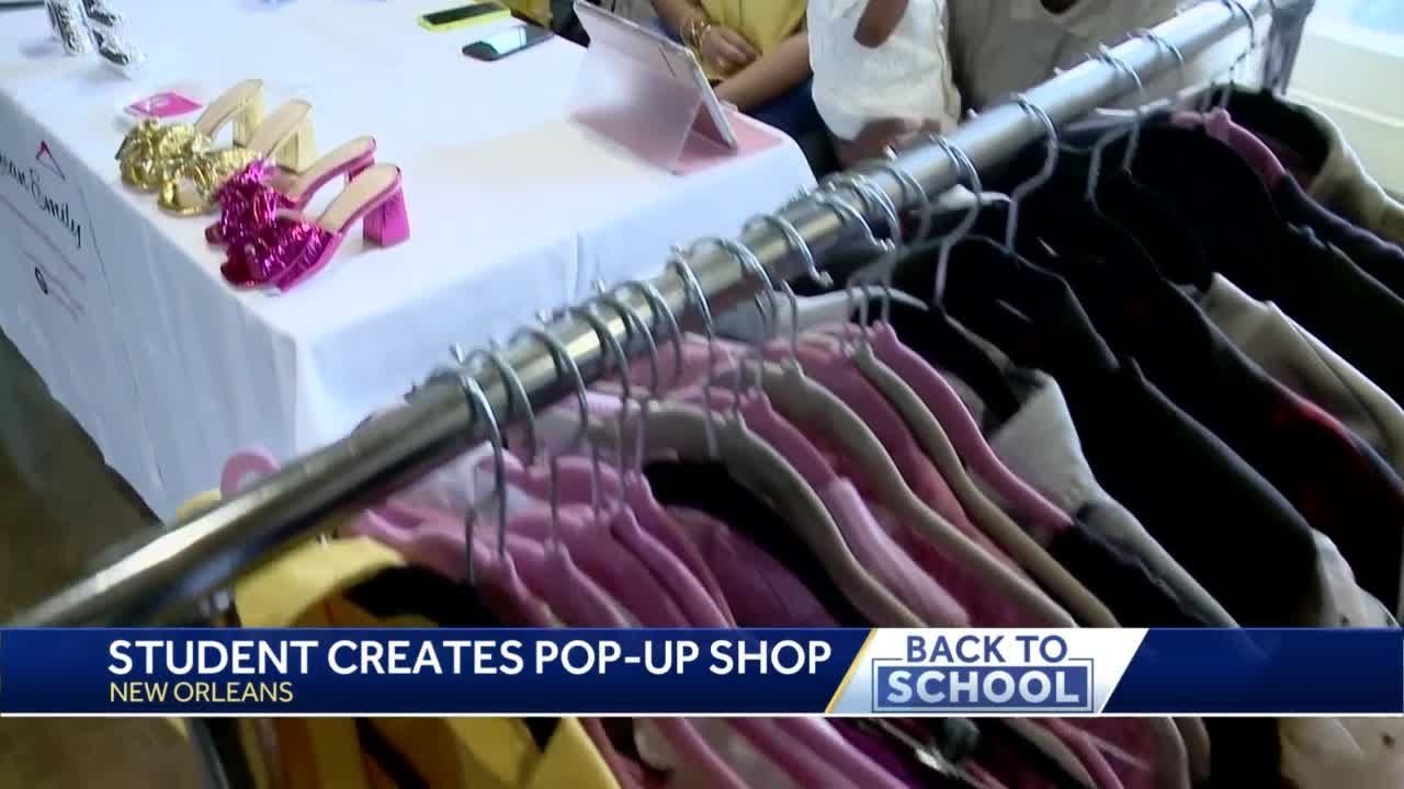 Back-to-School Pop-up Shop - YouTube
