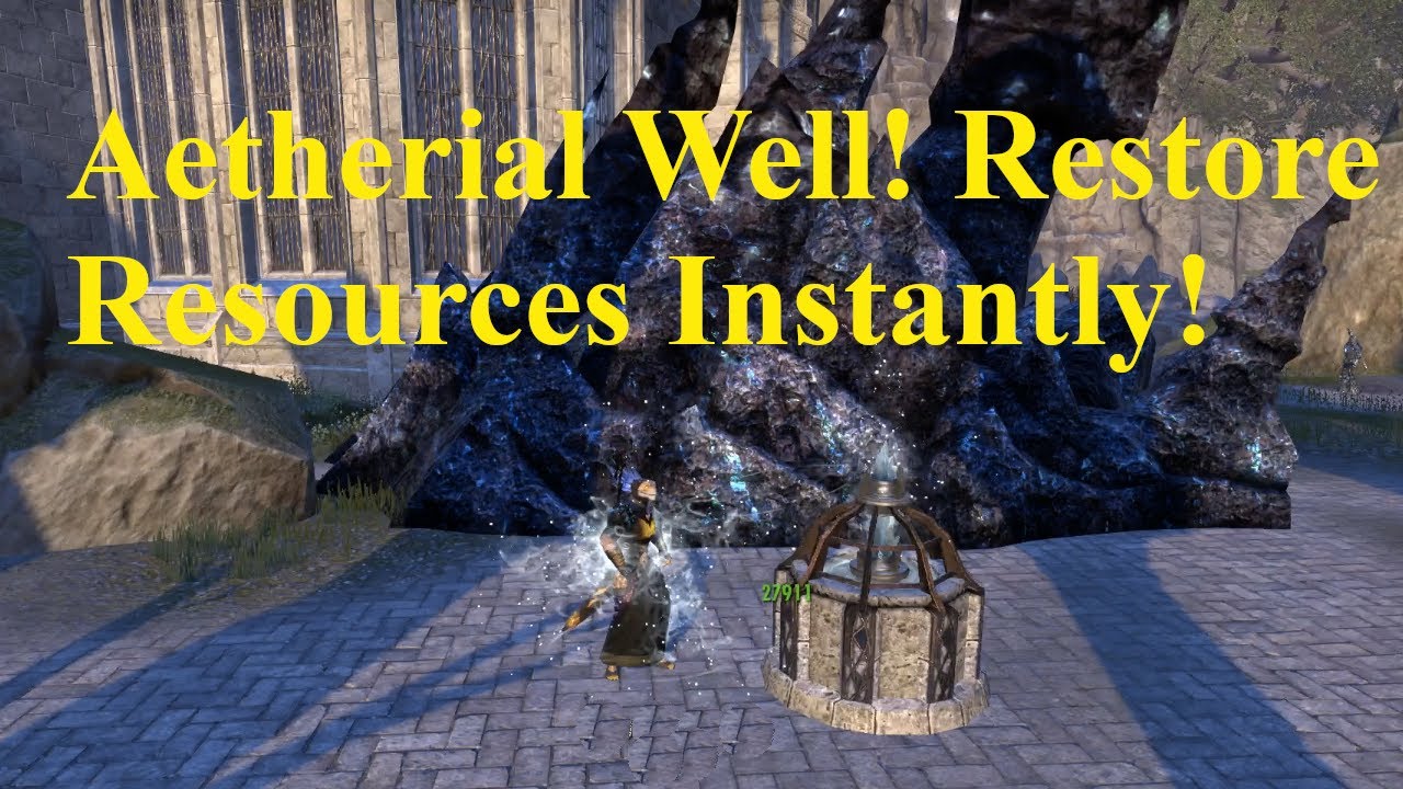 ESO Aetherial Well! Restore Resources Instantly! - YouTube