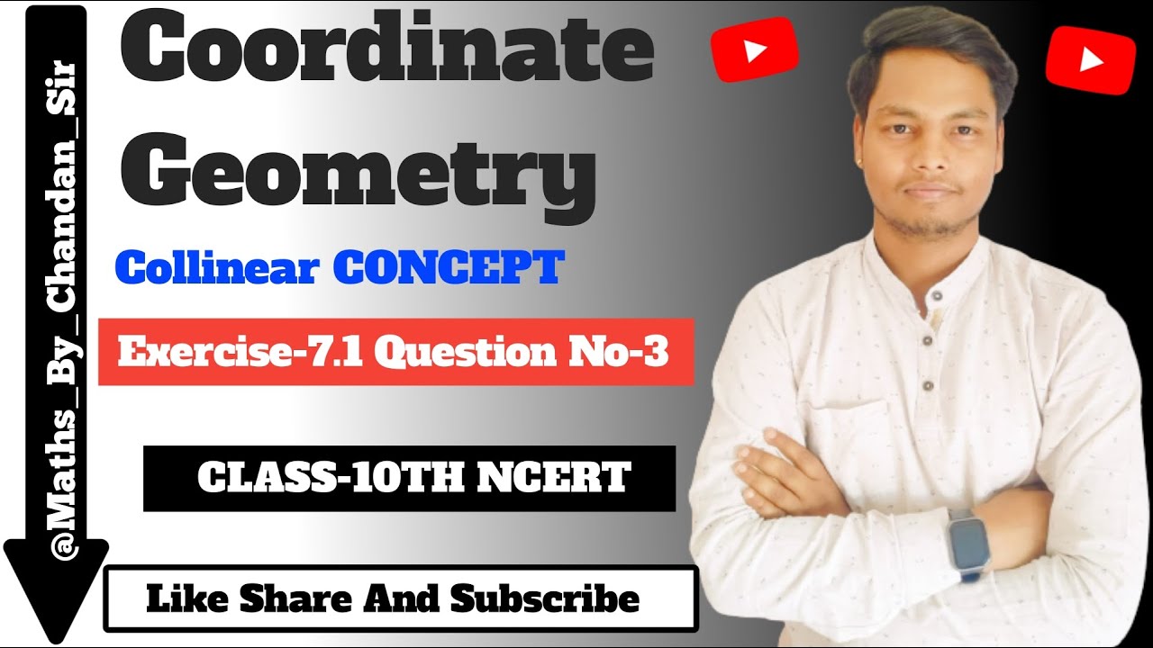 Class 10 th Coordinate geometry || Exercise 7.1 Questions No -3 ...