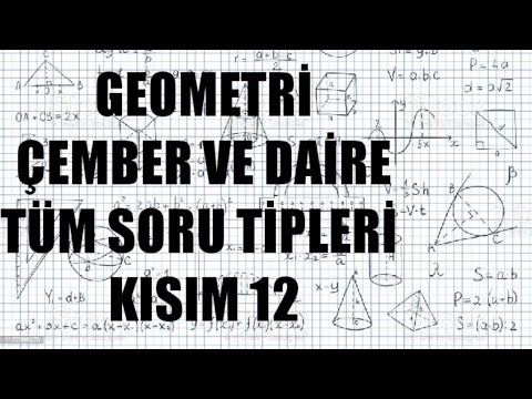 KPSS - GEOMETRİ - Çember ve Daire Soru Çözümü 12.Kısım