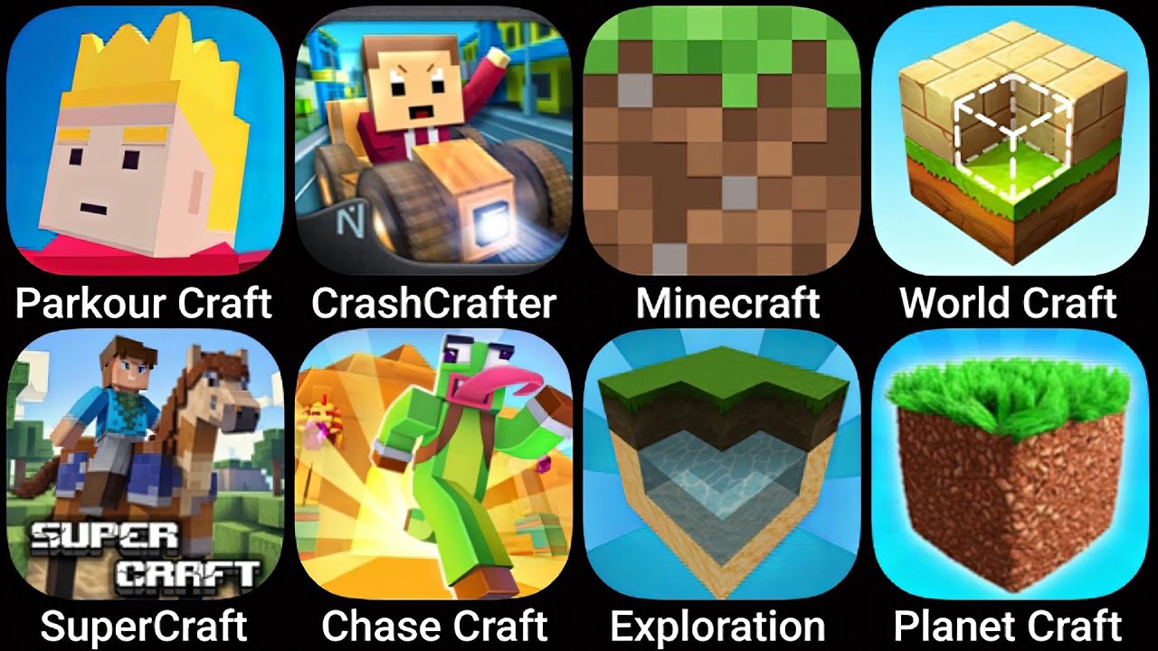 Parkour Craft,CrashCrafter,Minecraft,World Craft,SuperCraft,Chase Craft ...