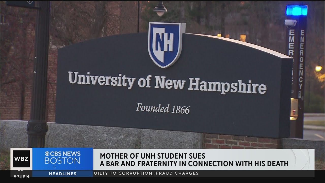 Mother of UNH student who died in 2021 sues bar and fraternity he went ...