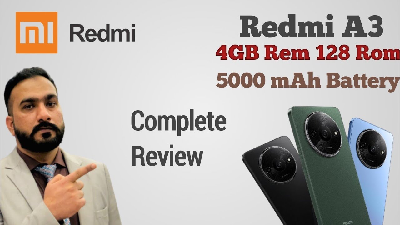 Redmi A3 new model Review on YouTube | Redmi new Mobile phone unboxing ...