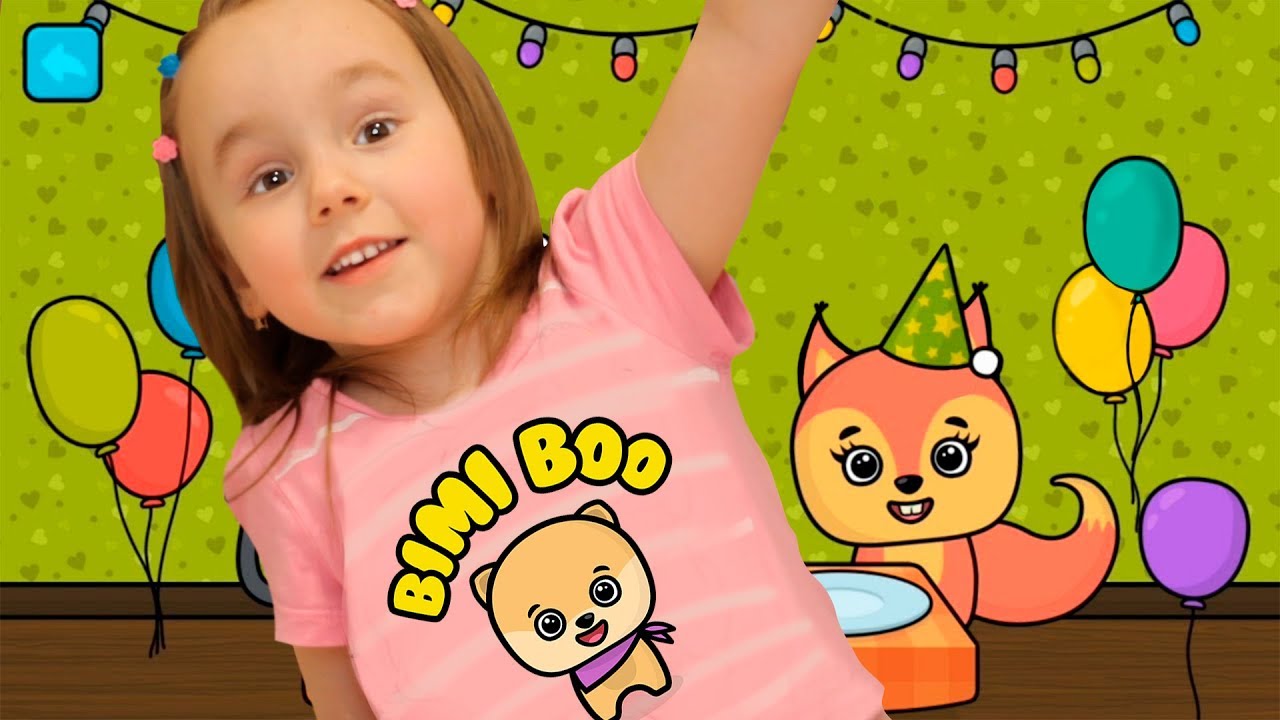 БИМИ БУ День рождения - геймер #13 - Bimi Boo Birthday образовательная ...