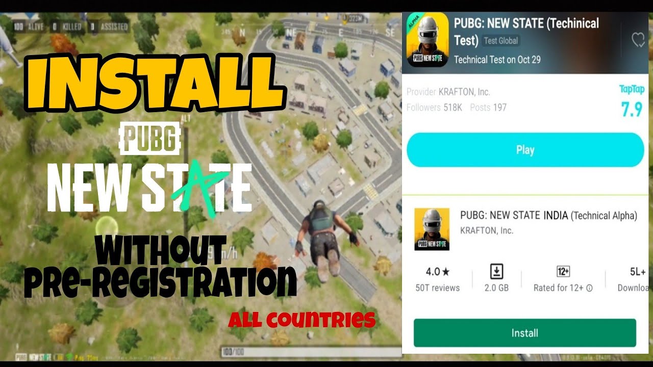 HOW TO DOWNLOAD PUBG NEW STATE |ALPHA 3| INSTALL PUBG NEW STATE 2021 ...